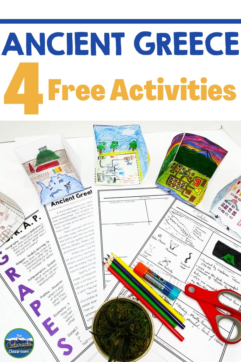 4 Free Ancient Greece Activities - The Colorado Classroom
