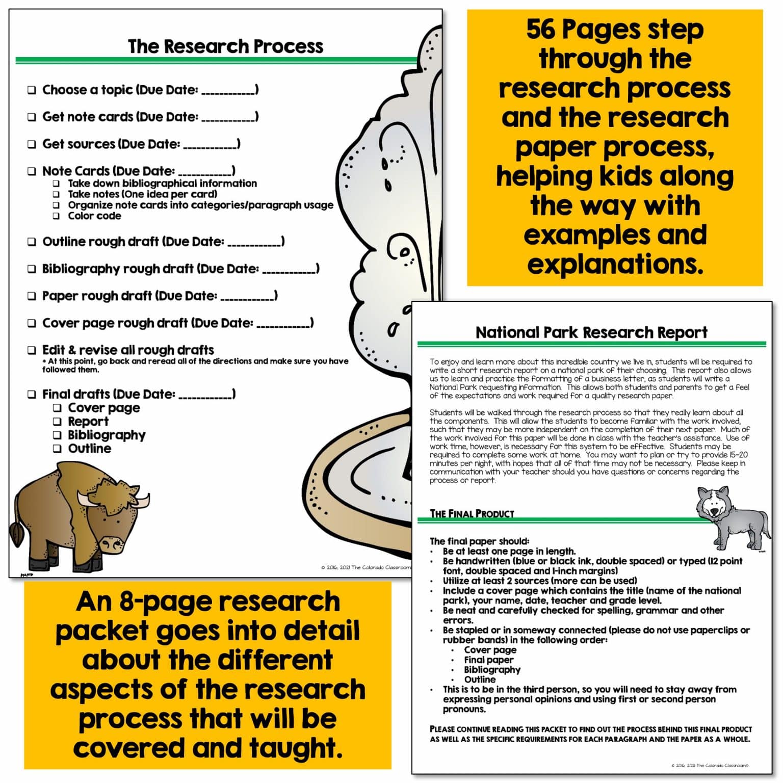National Park Research Report - The Colorado Classroom