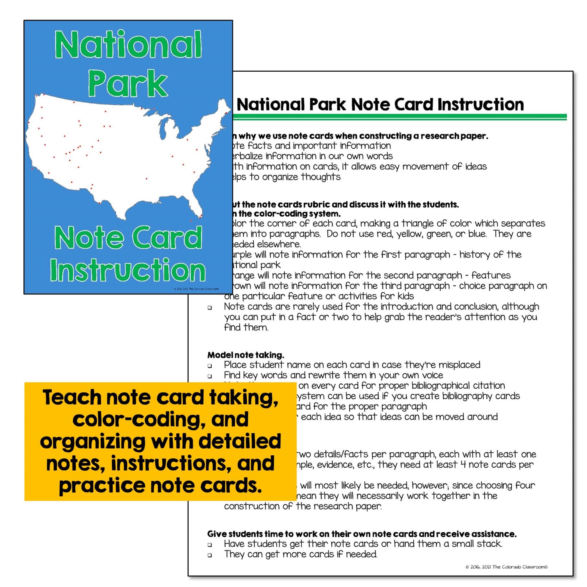 National Park Research Report - The Colorado Classroom