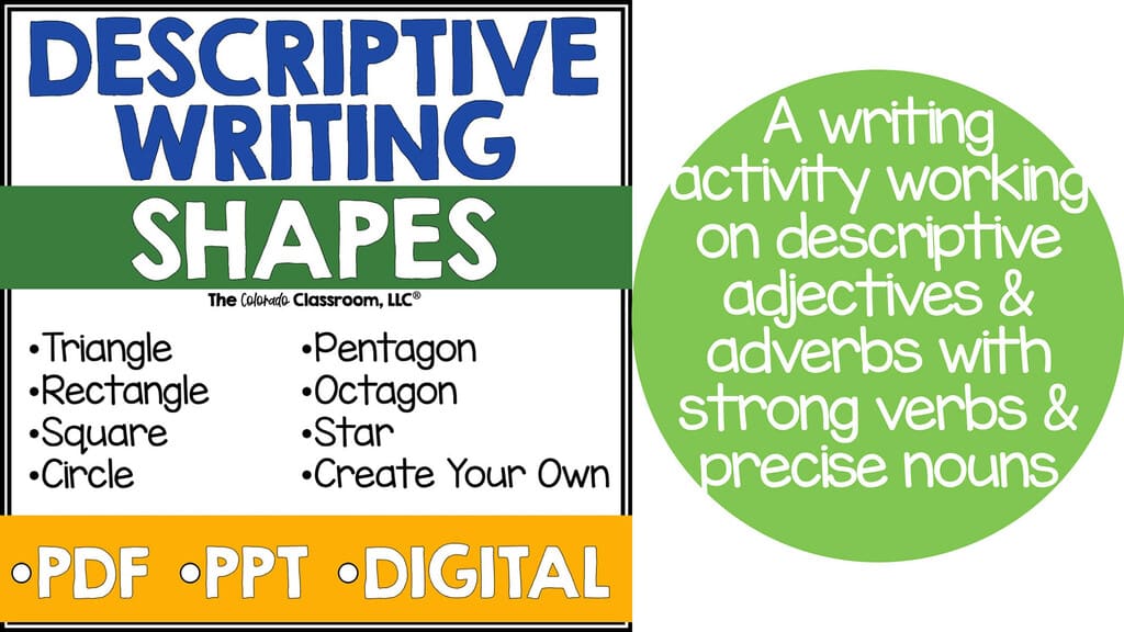 Descriptive Writing Activity With Shapes - 8 Shapes To Boost Student ...