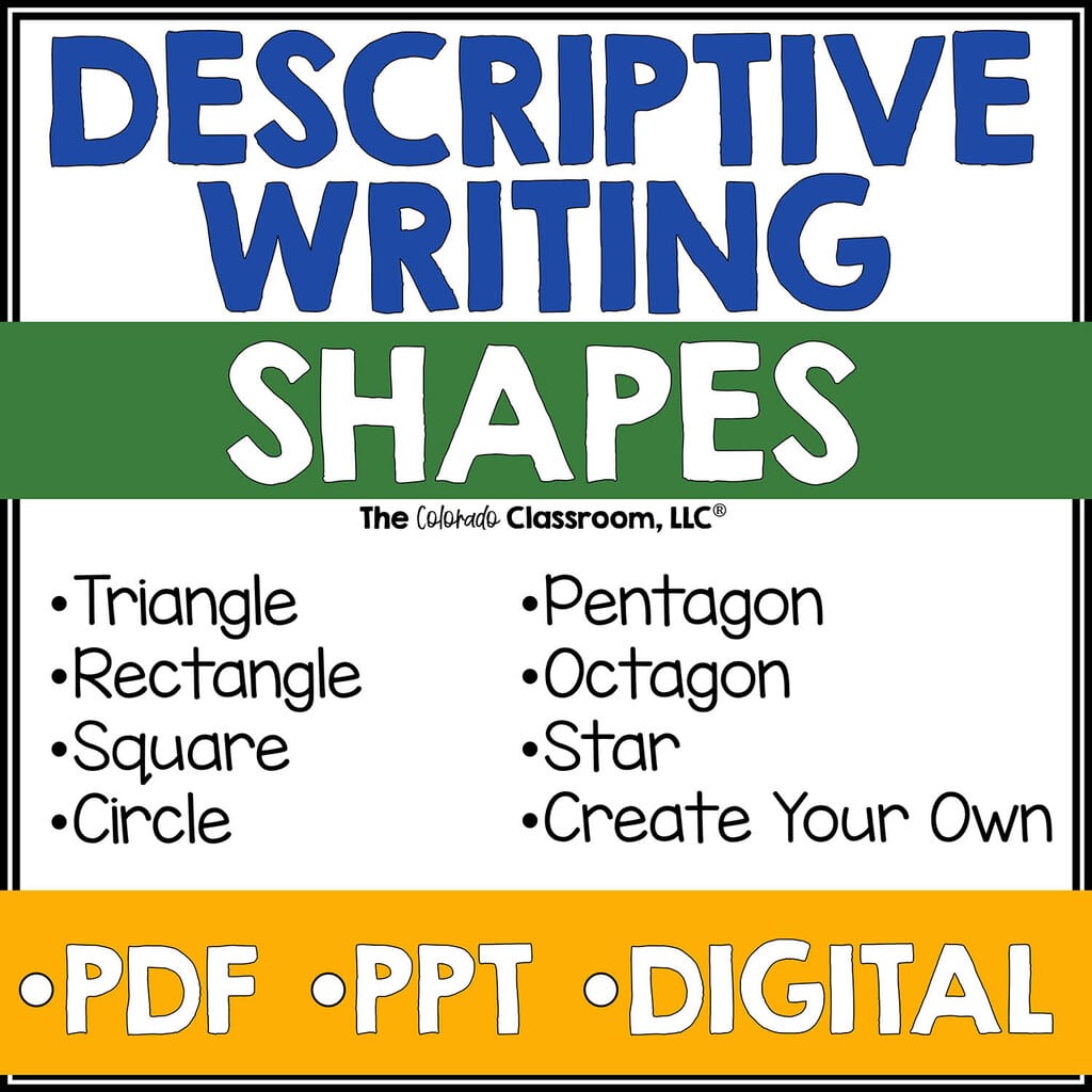 Descriptive Writing Activity With Shapes - 8 Shapes To Boost Student ...