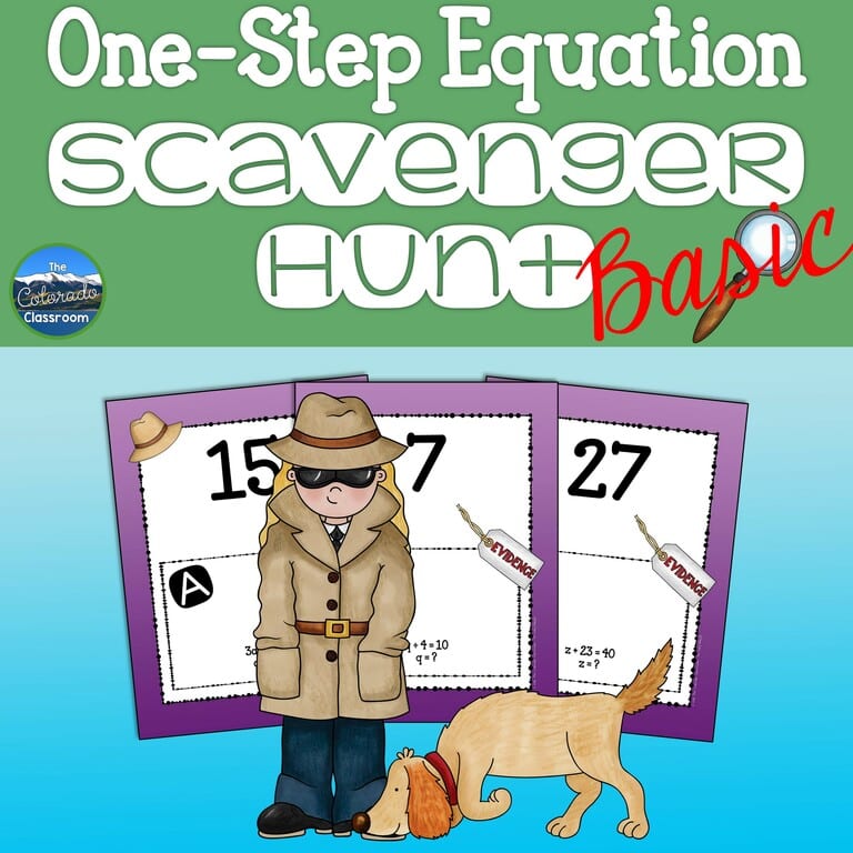 One-Step Equations Basic Math Game - The Colorado Classroom