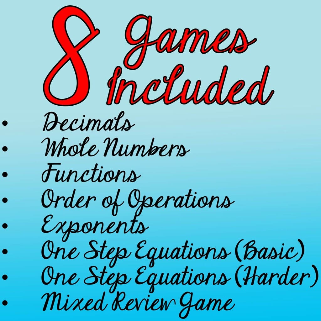 6th Grade Mathematics Scavenger Hunt Bundle