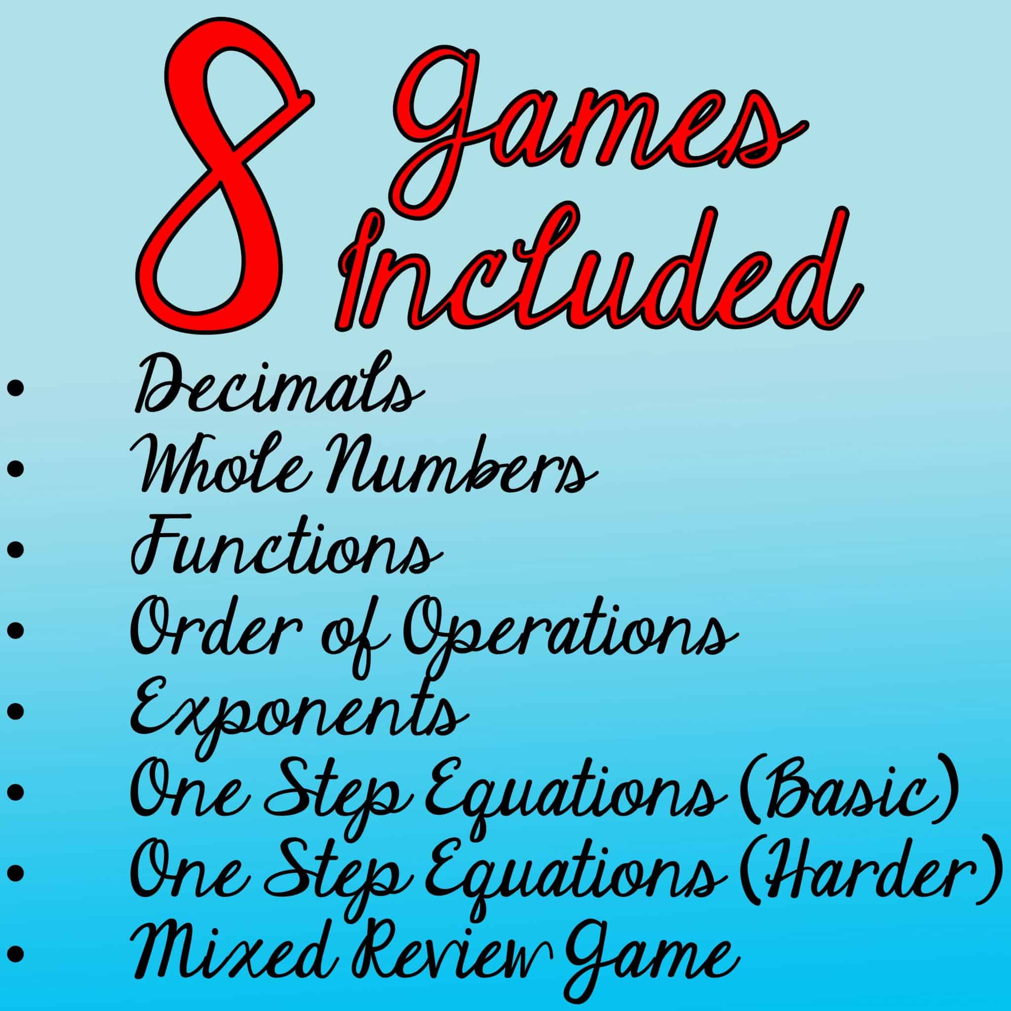 6th Grade Mathematics Scavenger Hunt Bundle
