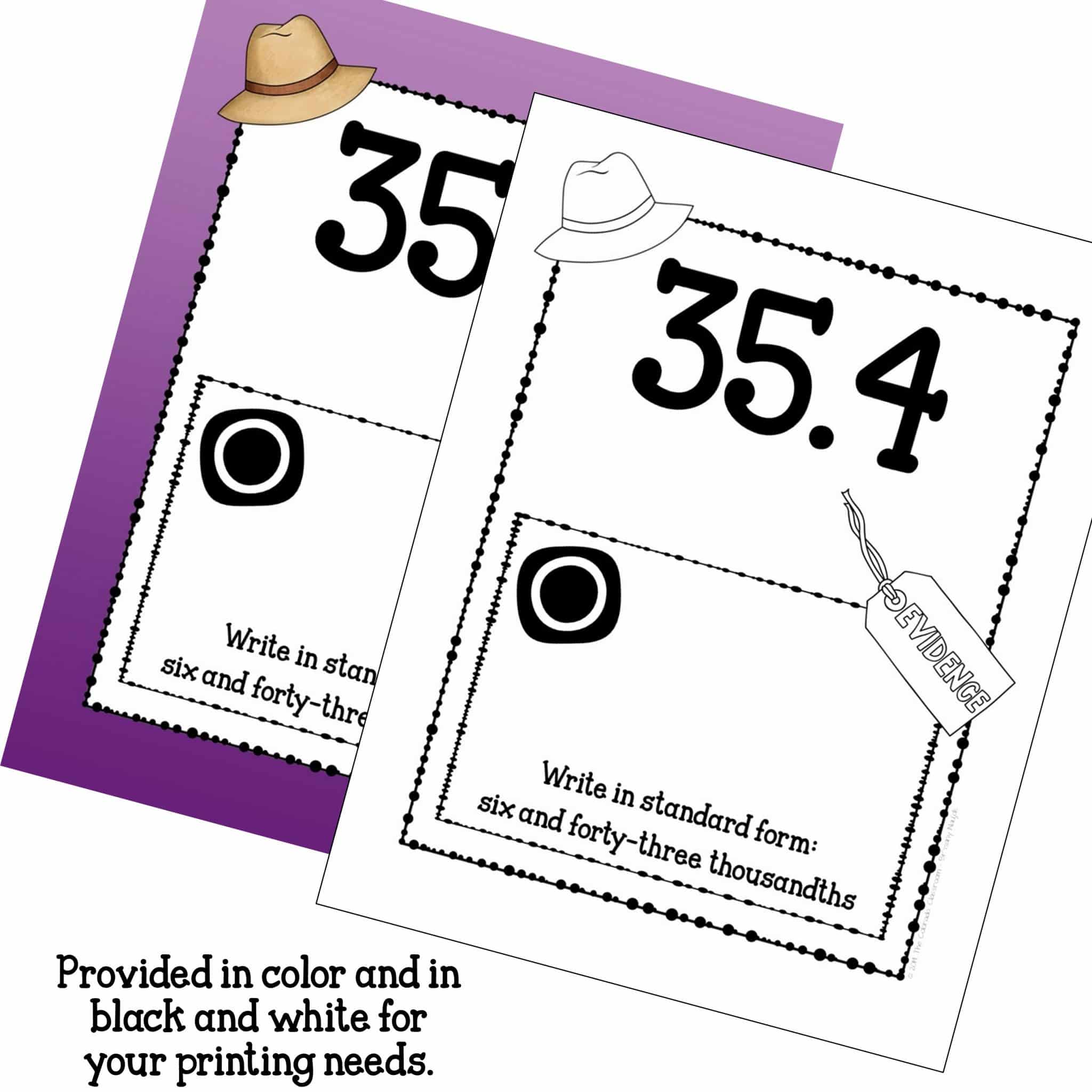 Decimals Scavenger Hunt Math Game - The Colorado Classroom