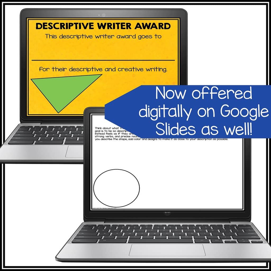 Descriptive Writing Activity With Shapes - 8 Shapes To Boost Student ...