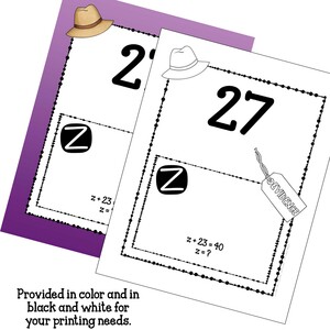 One-Step Equations Basic Math Game - The Colorado Classroom