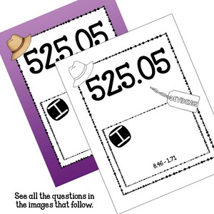 Decimals Scavenger Hunt Math Game - The Colorado Classroom