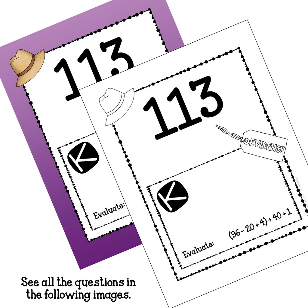 Order Of Operations Scavenger Hunt Game - The Colorado Classroom