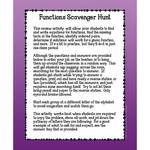 Functions Scavenger Hunt Math Game - The Colorado Classroom