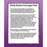Whole Number Scavenger Hunt Math Game - The Colorado Classroom