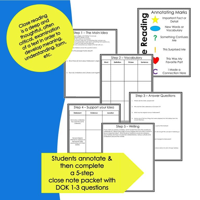 History Minute - Origins Of Halloween Reading - The Colorado Classroom