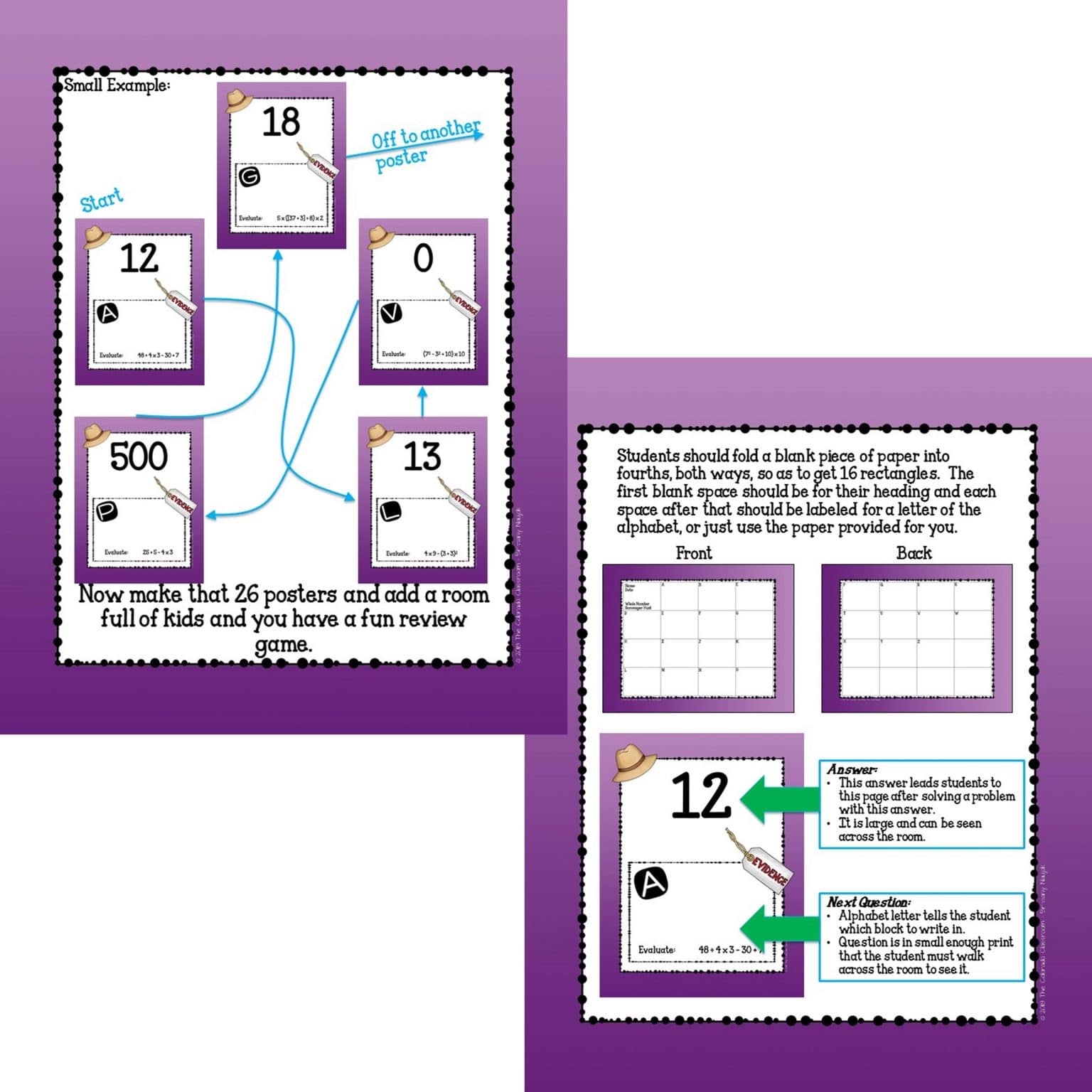 Order Of Operations Scavenger Hunt Game - The Colorado Classroom