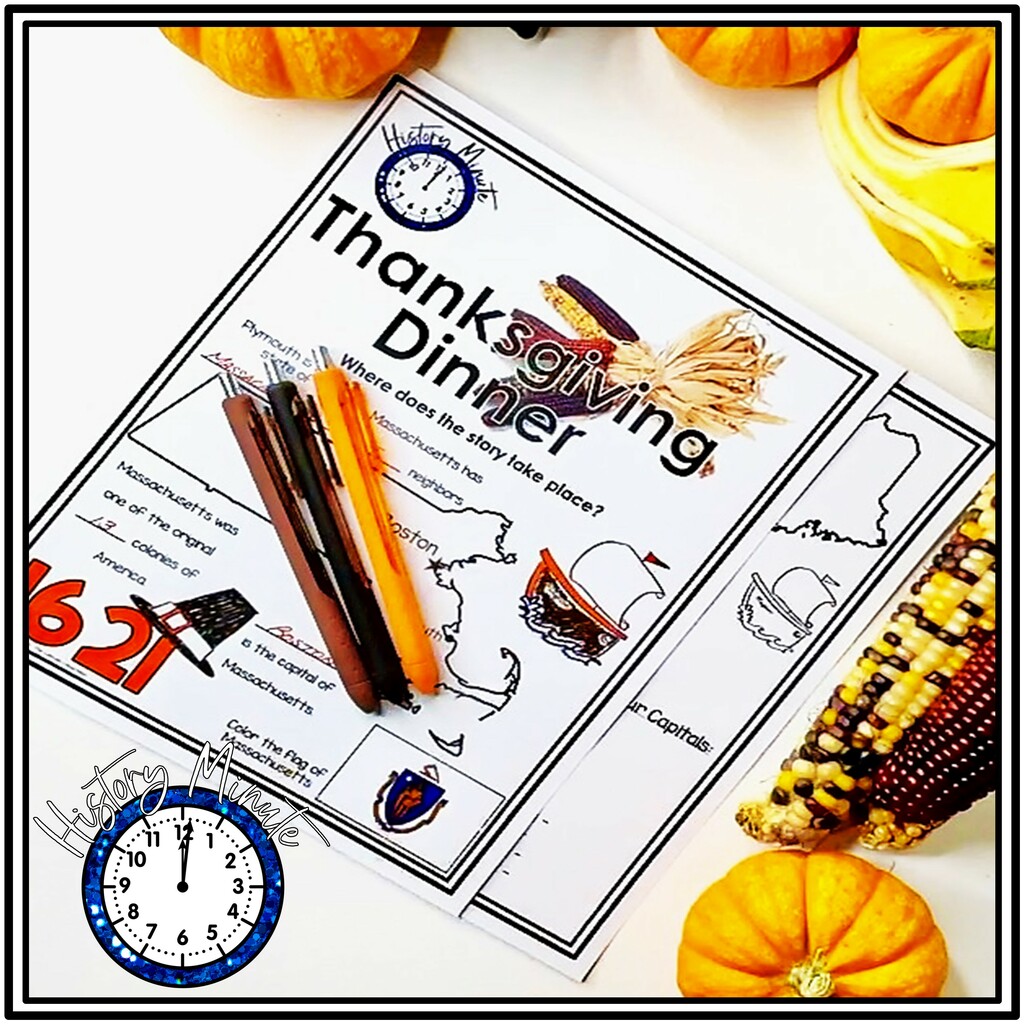 The First Thanksgiving Reading Math Activities - The Colorado Classroom