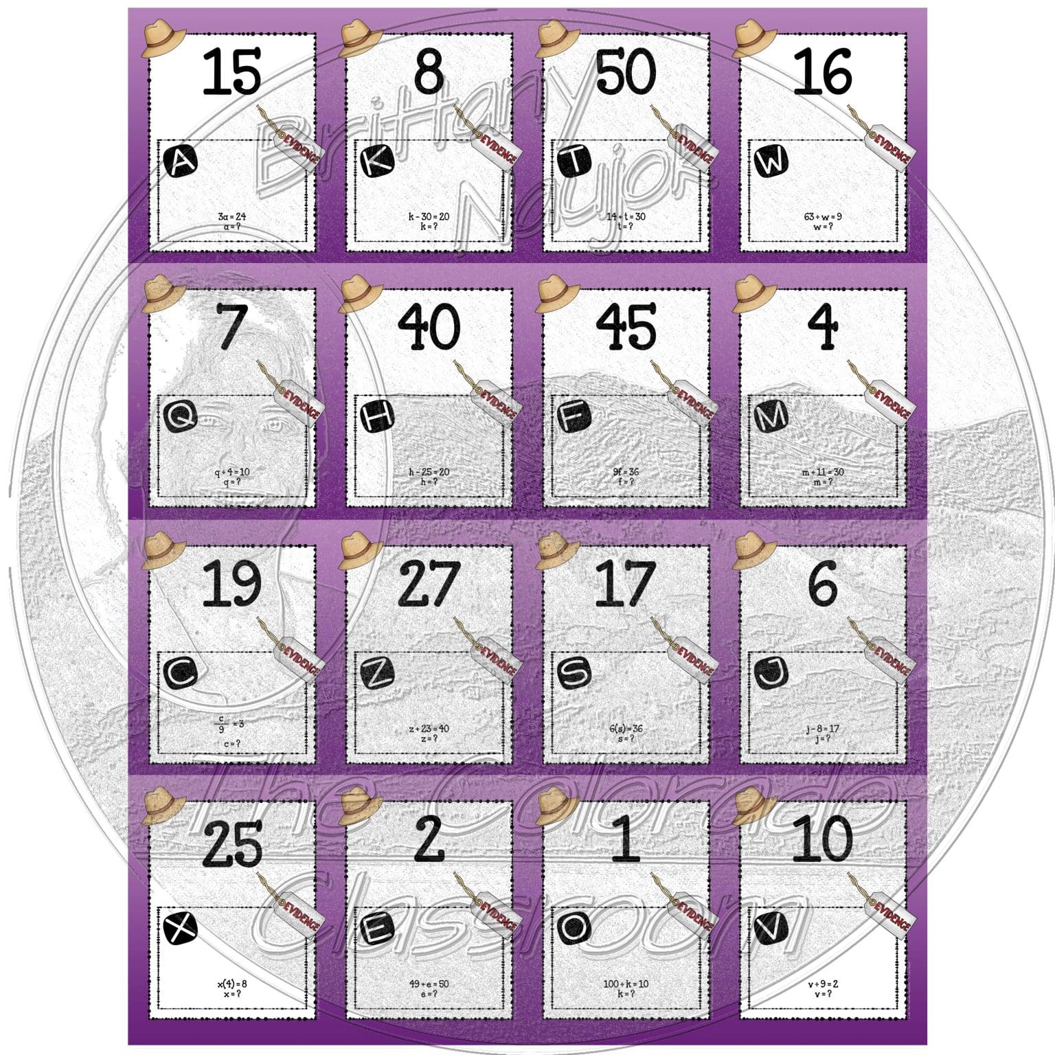 One-Step Equations Basic Math Game - The Colorado Classroom