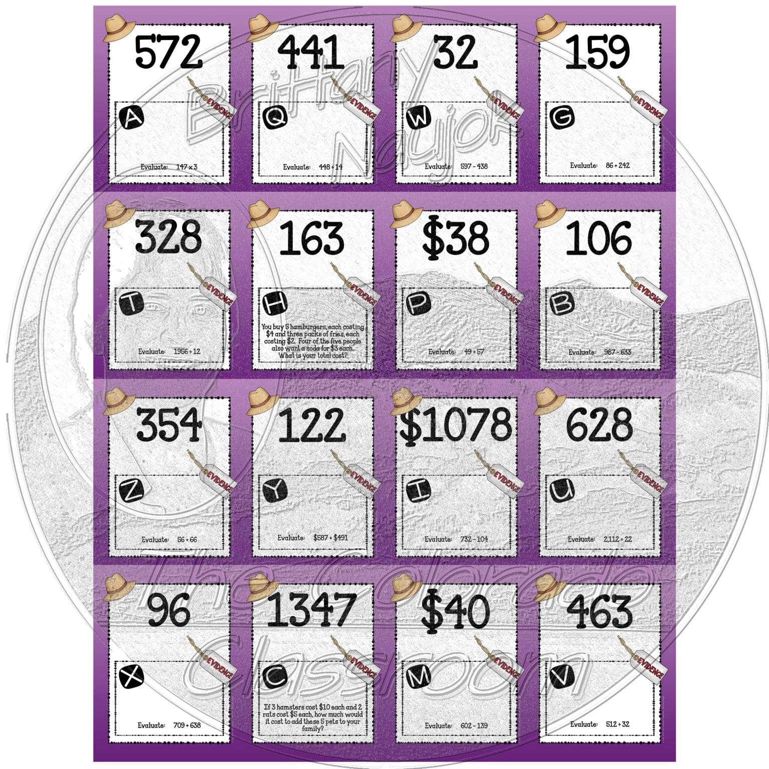 Whole Number Scavenger Hunt Math Game - The Colorado Classroom