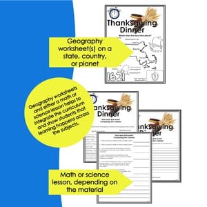 The First Thanksgiving Reading Math Activities - The Colorado Classroom