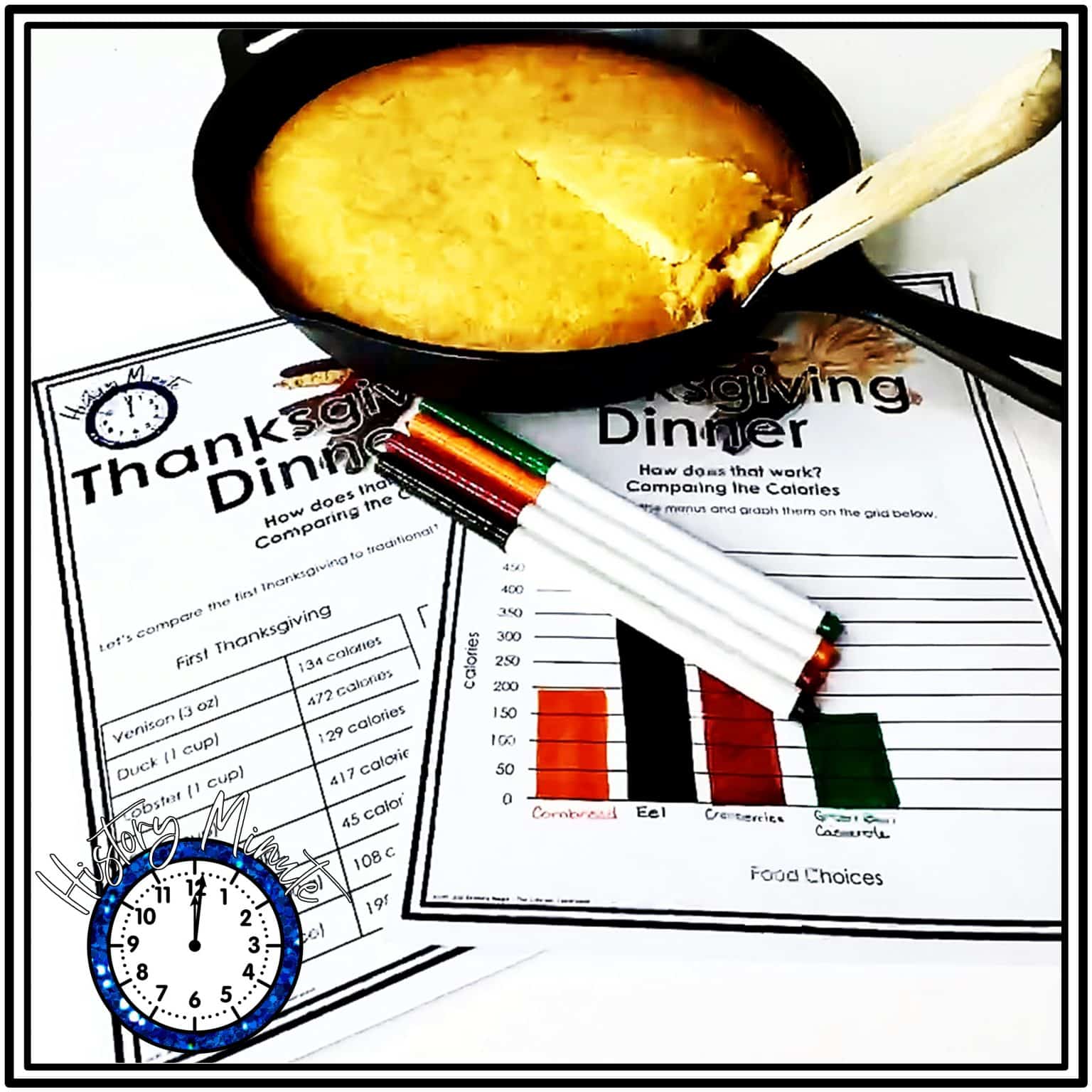 The First Thanksgiving Reading Math Activities - The Colorado Classroom