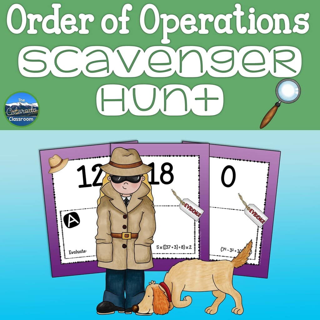 Functions Scavenger Hunt Math Game - The Colorado Classroom