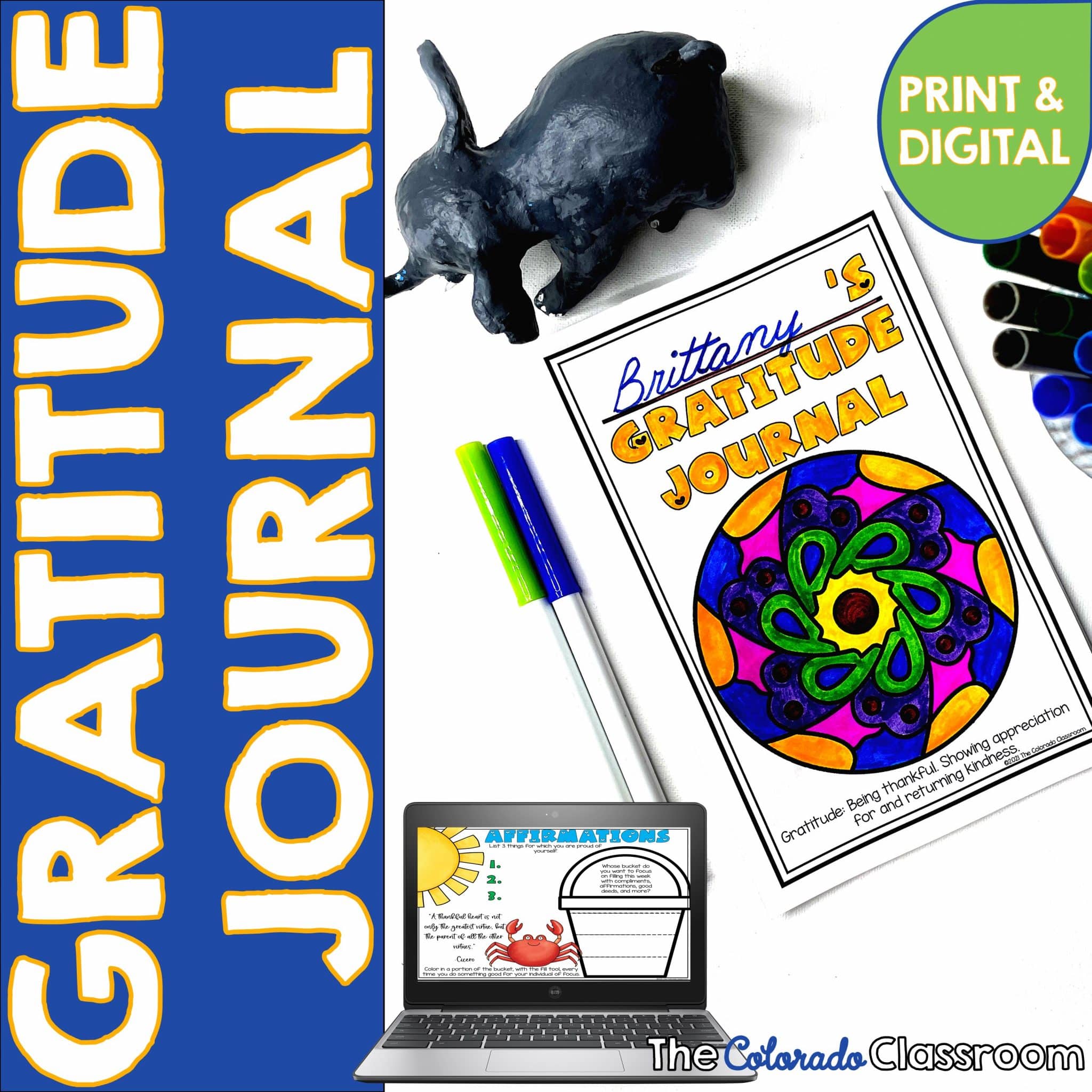 Gratitude Journal With Activities For Kids - The Colorado Classroom