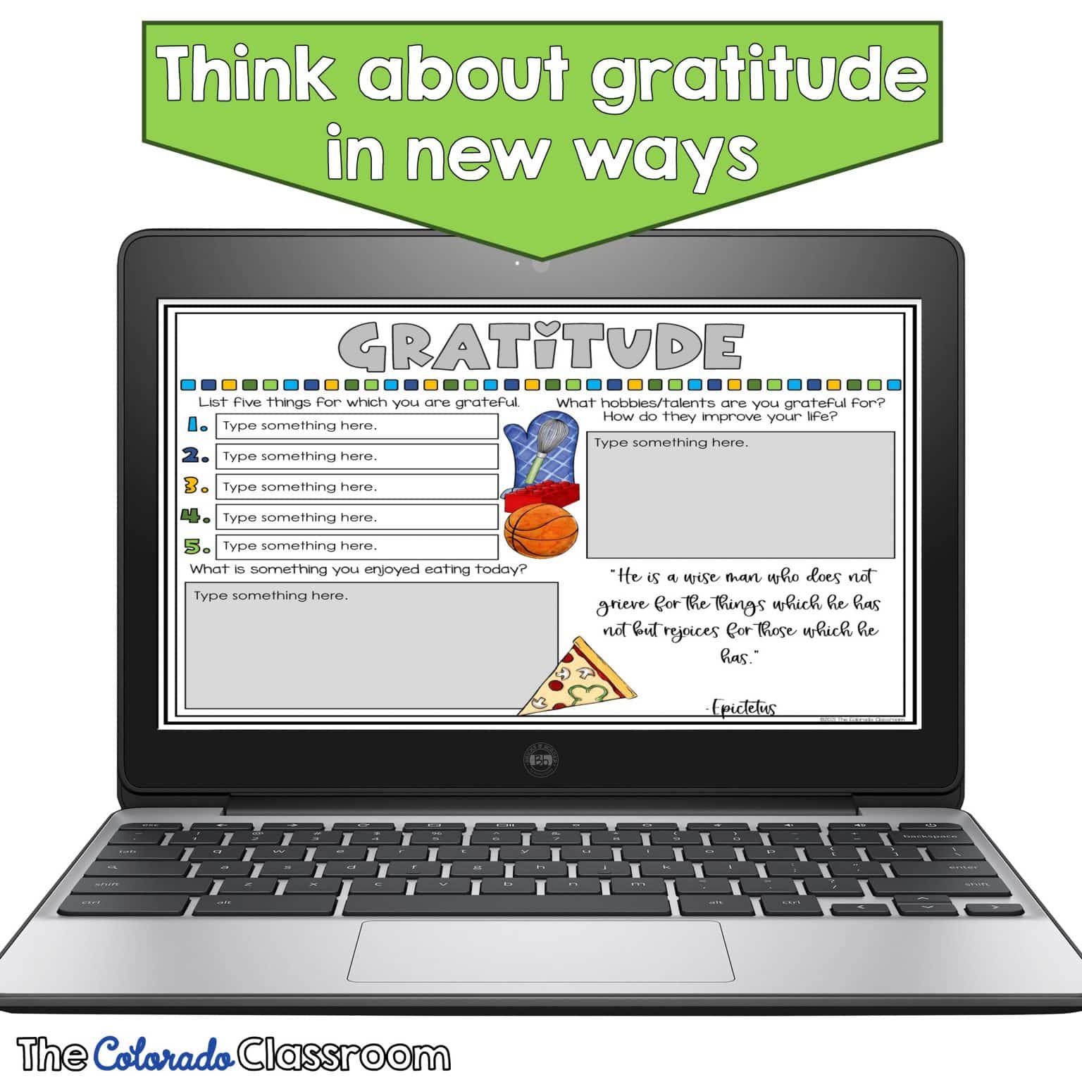 Gratitude Journal With Activities For Kids - The Colorado Classroom