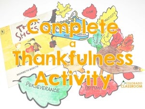 3 Activities For Thanksgiving - The Colorado Classroom