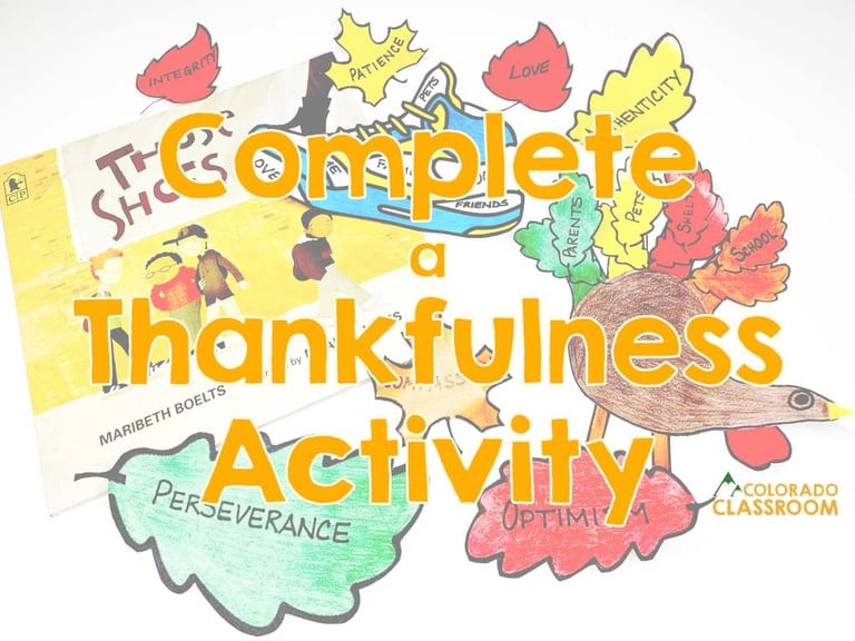 3 Activities For Thanksgiving - The Colorado Classroom
