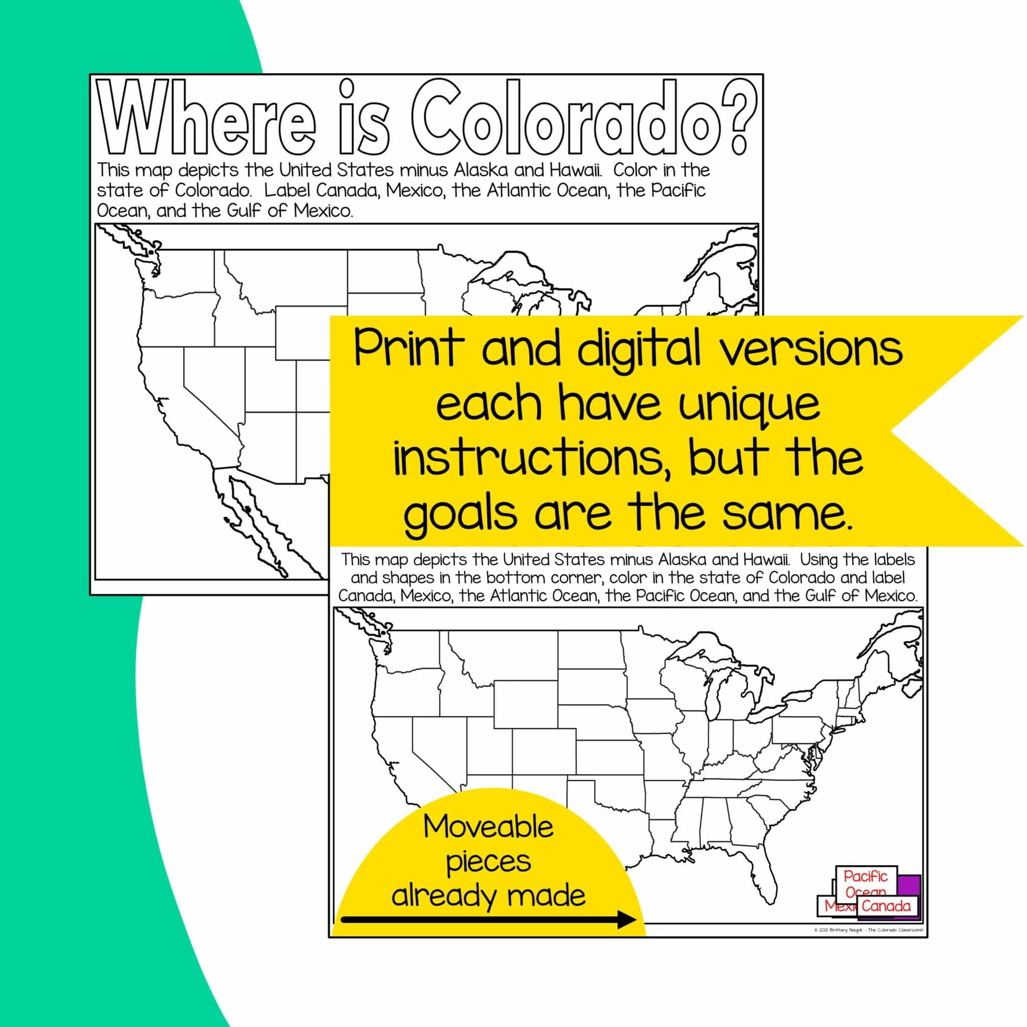Colorado Geography Unit - Colorado State History - The Colorado Classroom