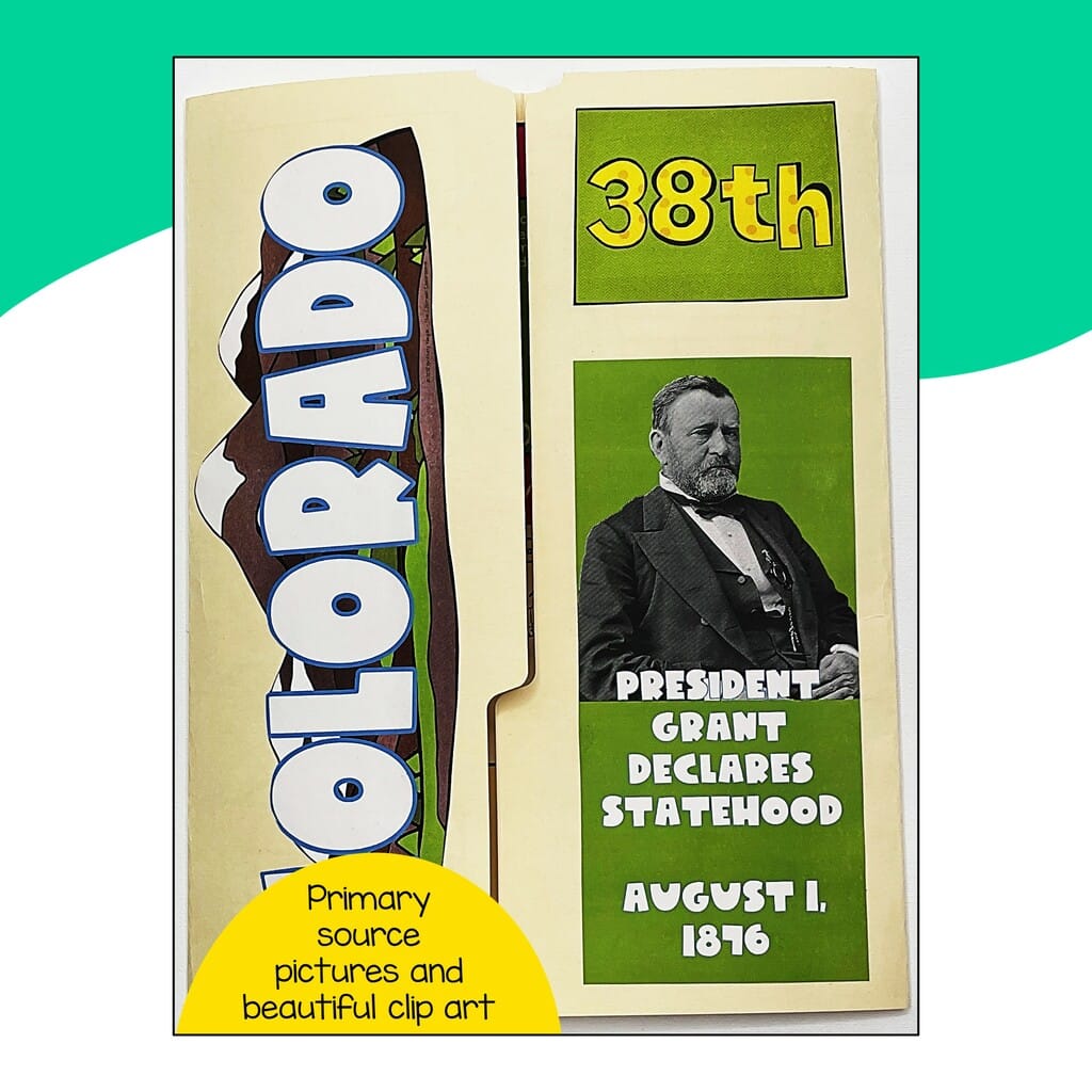 Colorado Lapbook - Colorado State History - The Colorado Classroom
