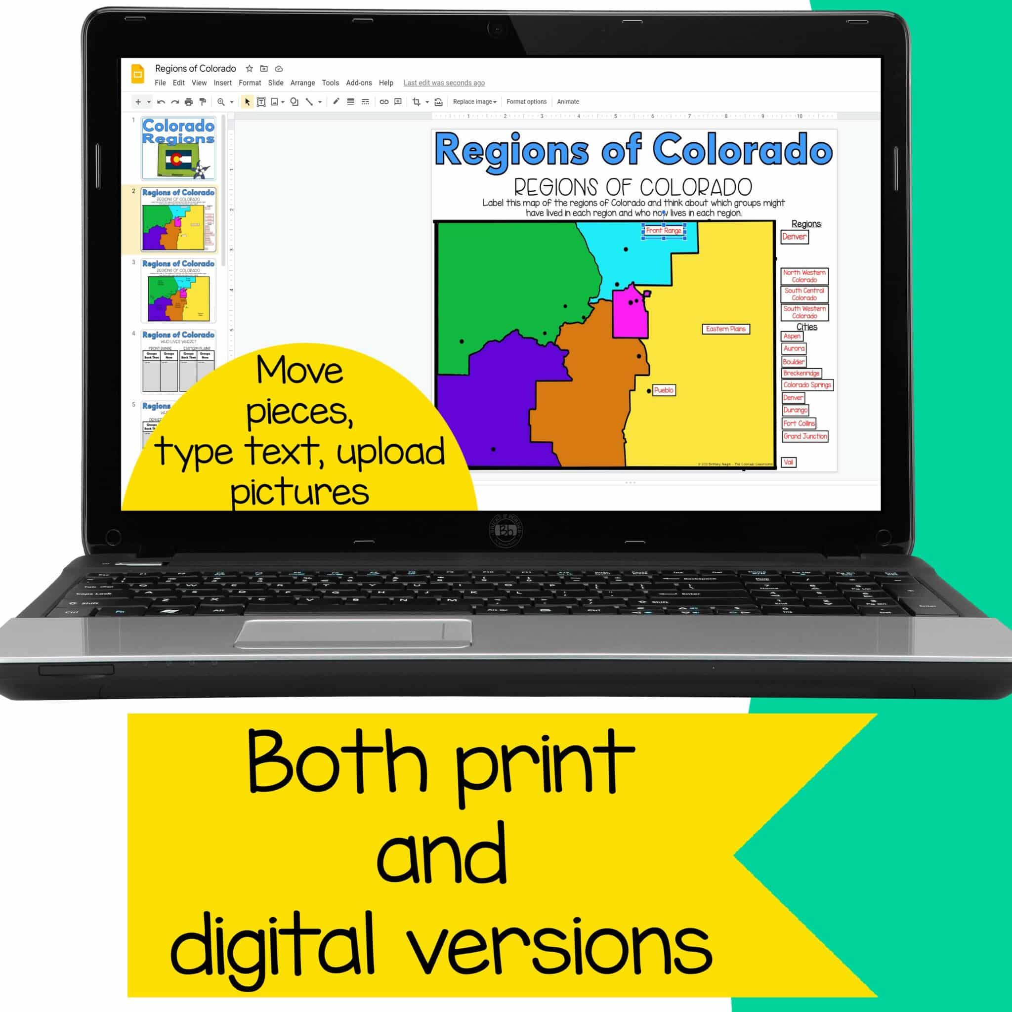 Colorado Regions Unit - Colorado State History - The Colorado Classroom