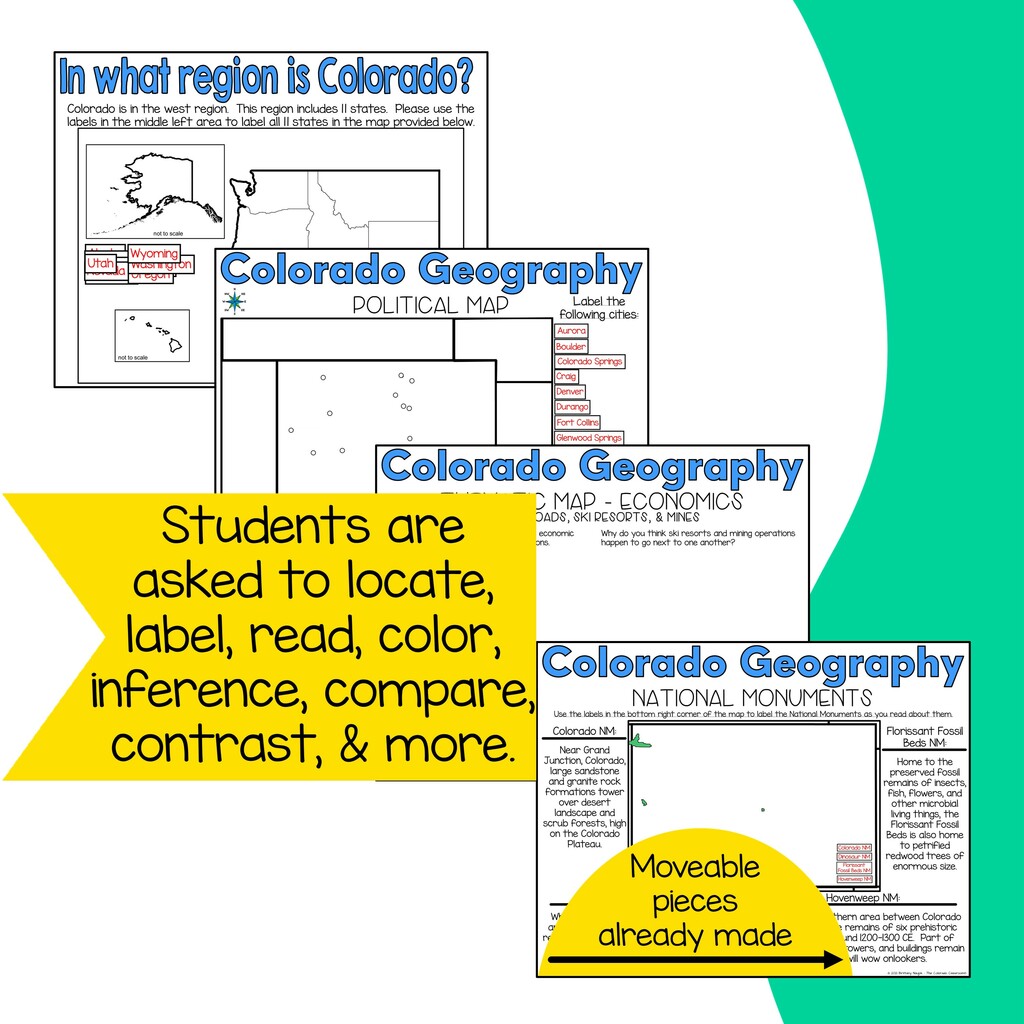Colorado Geography Unit - Colorado State History - The Colorado Classroom