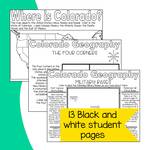 Colorado Geography Unit - Colorado State History - The Colorado Classroom