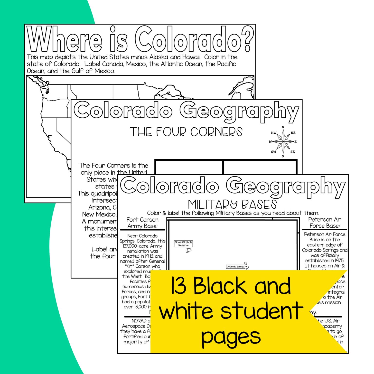 Colorado Geography Unit - Colorado State History - The Colorado Classroom