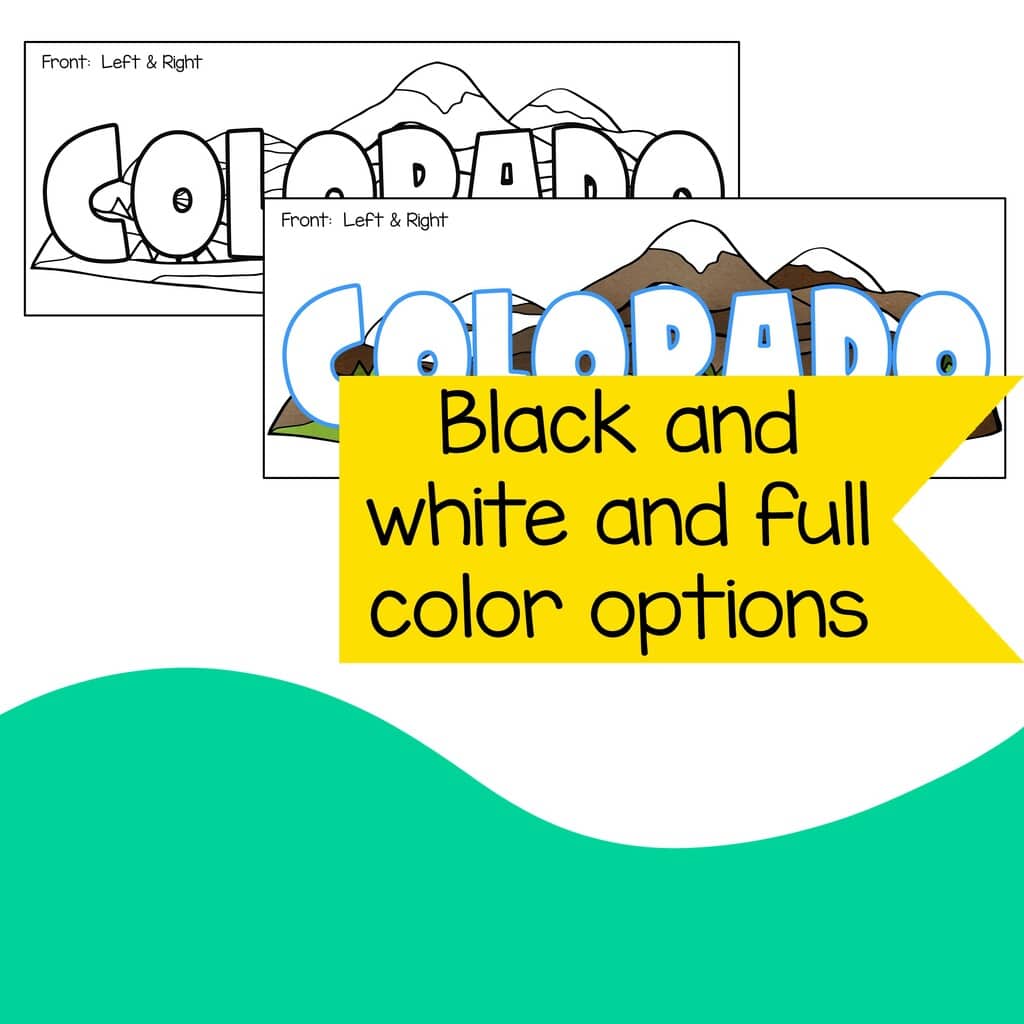 Colorado Lapbook - Colorado State History - The Colorado Classroom