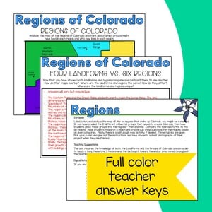Colorado Regions Unit - Colorado State History - The Colorado Classroom