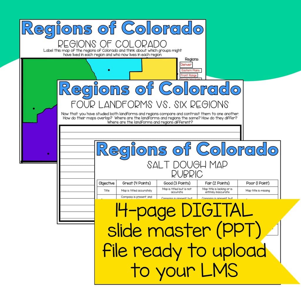 Colorado Regions Unit - Colorado State History - The Colorado Classroom