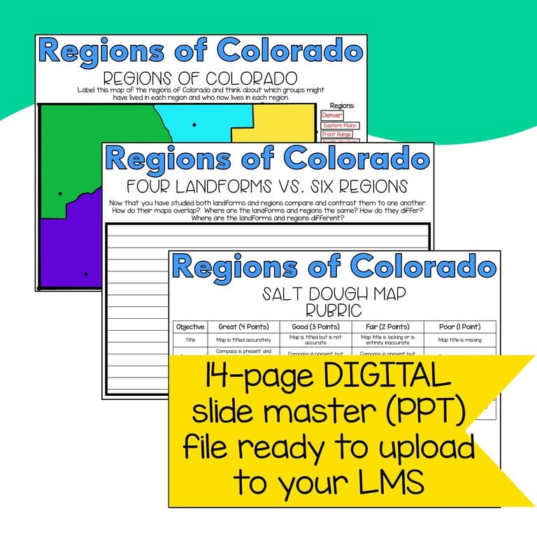 Colorado Regions Unit - Colorado State History - The Colorado Classroom