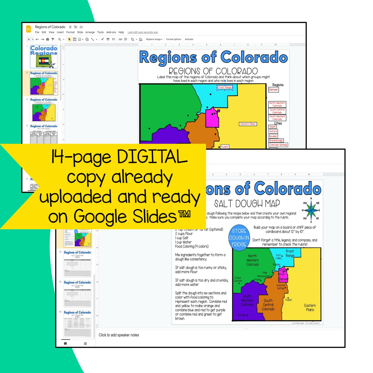 Colorado Regions Unit - Colorado State History - The Colorado Classroom