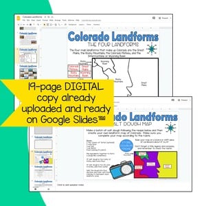 Colorado Landforms Unit - Colorado State History - The Colorado Classroom
