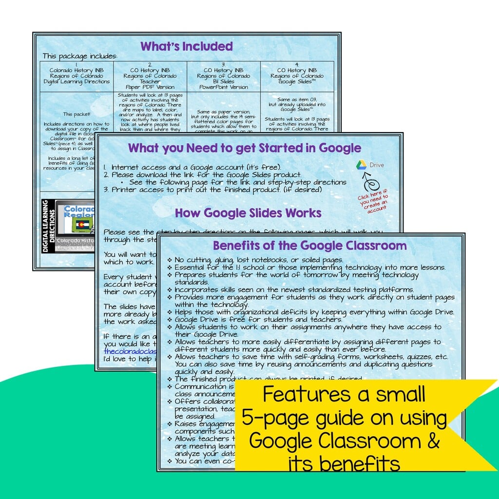 Colorado Regions Unit - Colorado State History - The Colorado Classroom