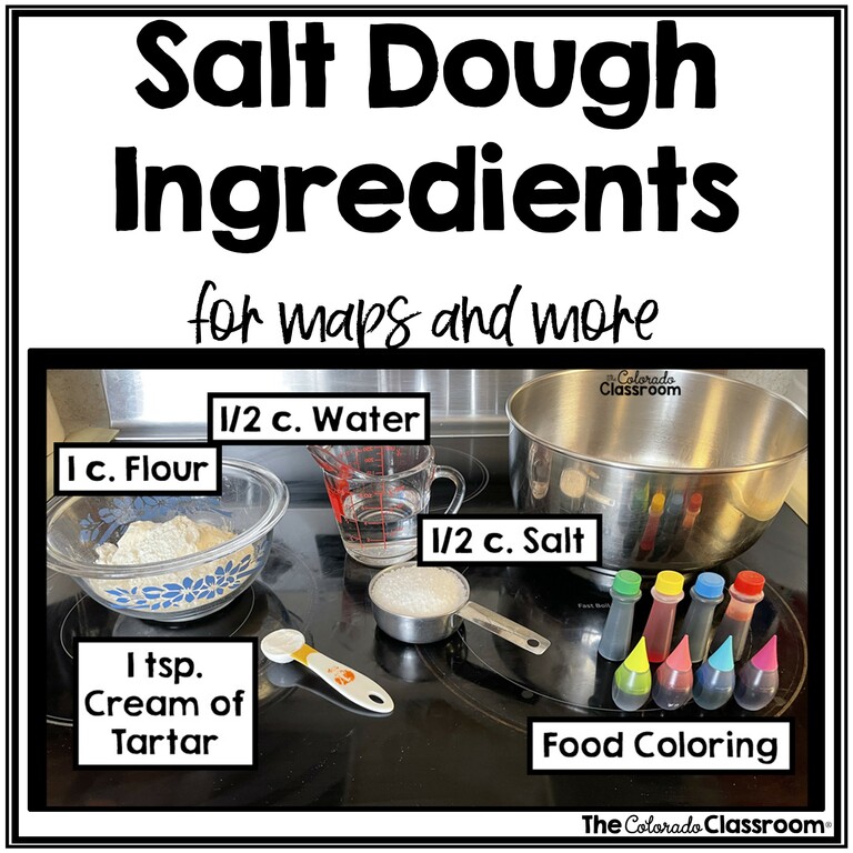 Making Salt Dough For Maps And More - The Colorado Classroom