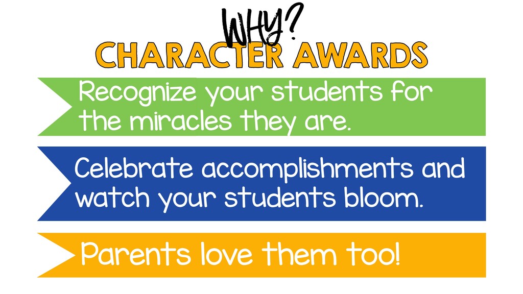 Gold Character Trait Awards - The Colorado Classroom