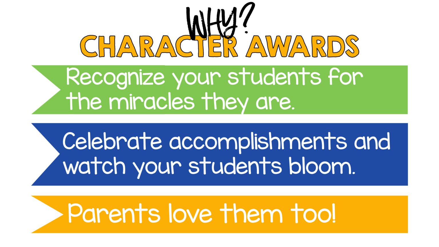 Gold Character Trait Awards - The Colorado Classroom