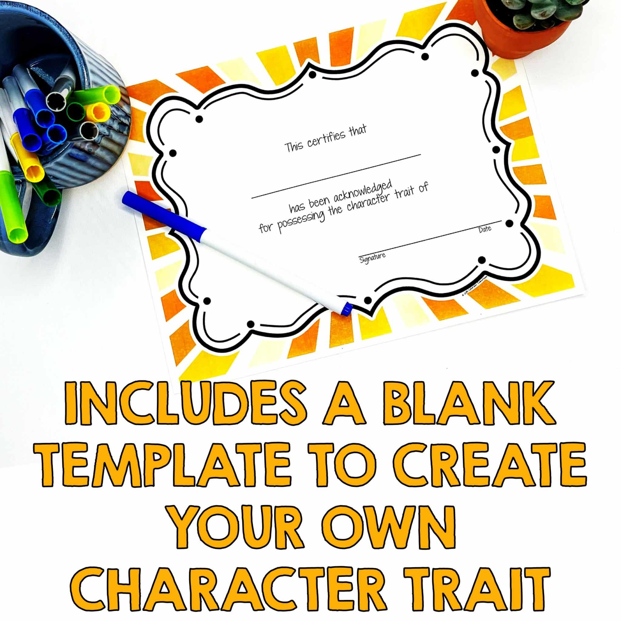 Gold Character Trait Awards - The Colorado Classroom