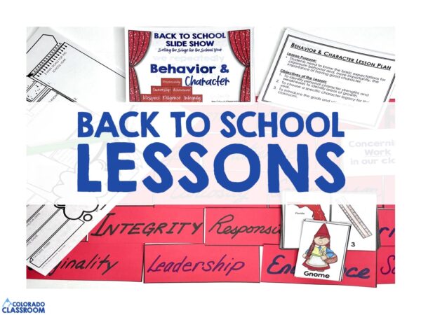 Back To School Activities For Kids - The Colorado Classroom