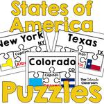States And Capitals Puzzles Of The United States - The Colorado Classroom