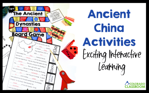 Ancient China Activities: Exciting Interactive Learning