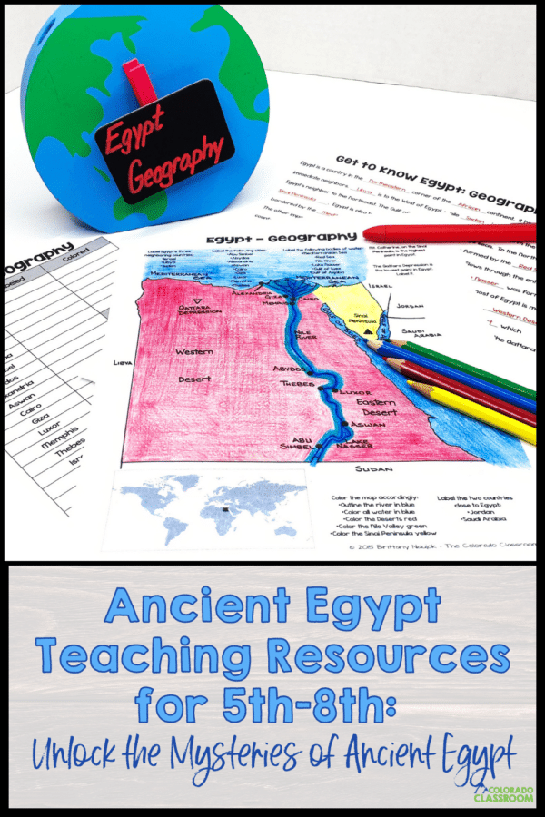 Engaging And Inspiring Ancient Egypt Teaching Resources For 5th-8th ...