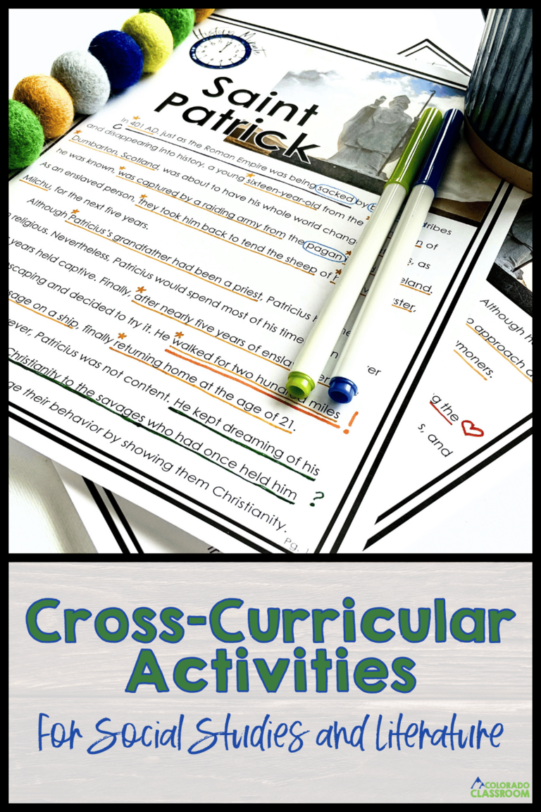 Cross-Curricular Activities For Social Studies And Literature - The ...
