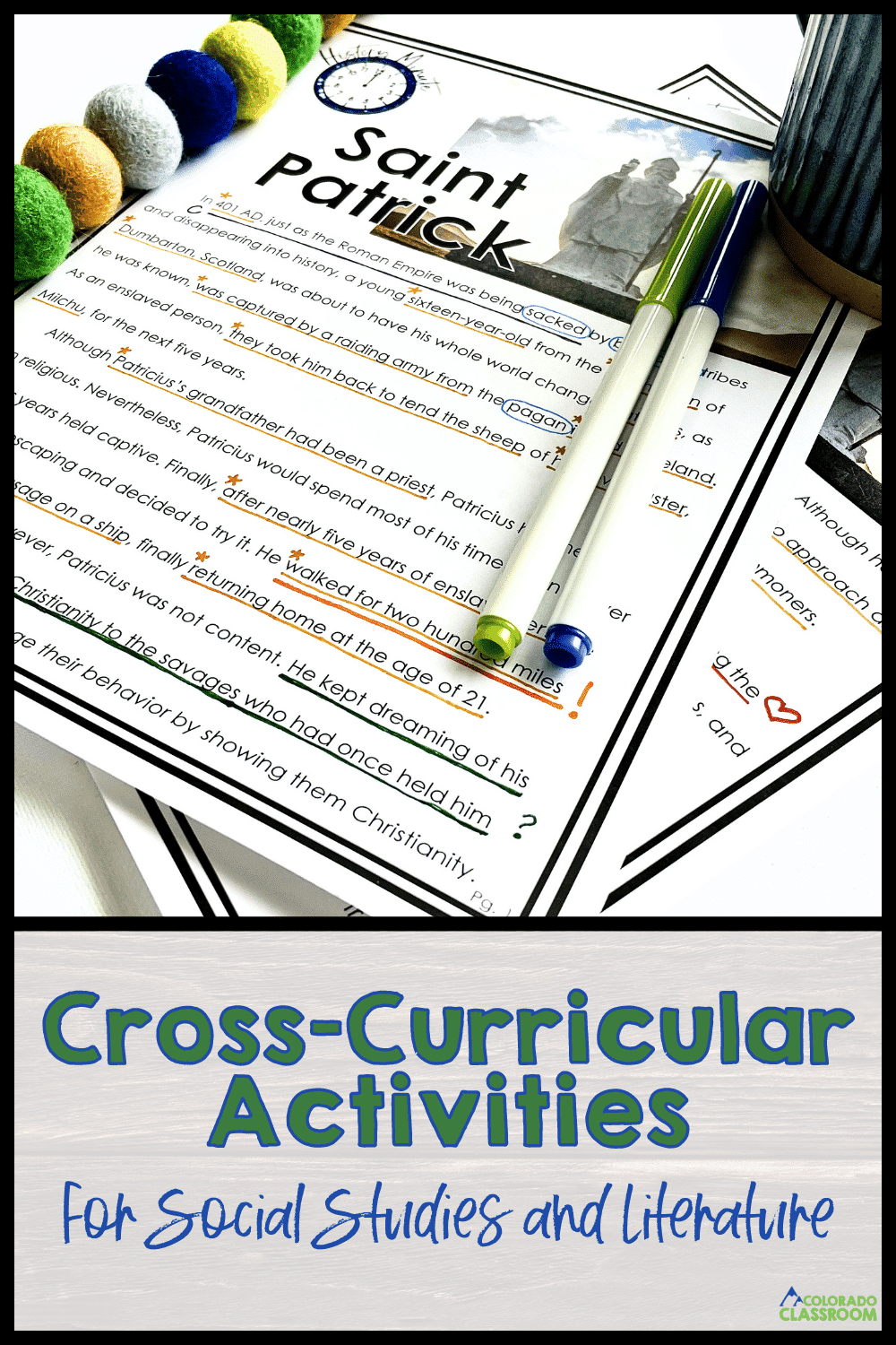 Cross-Curricular Activities For Social Studies And Literature - The ...